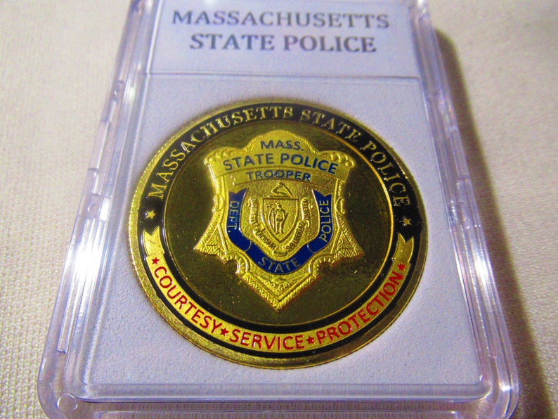 MASSACHUSETTS STATE POLICE Challenge Coin - Etsy