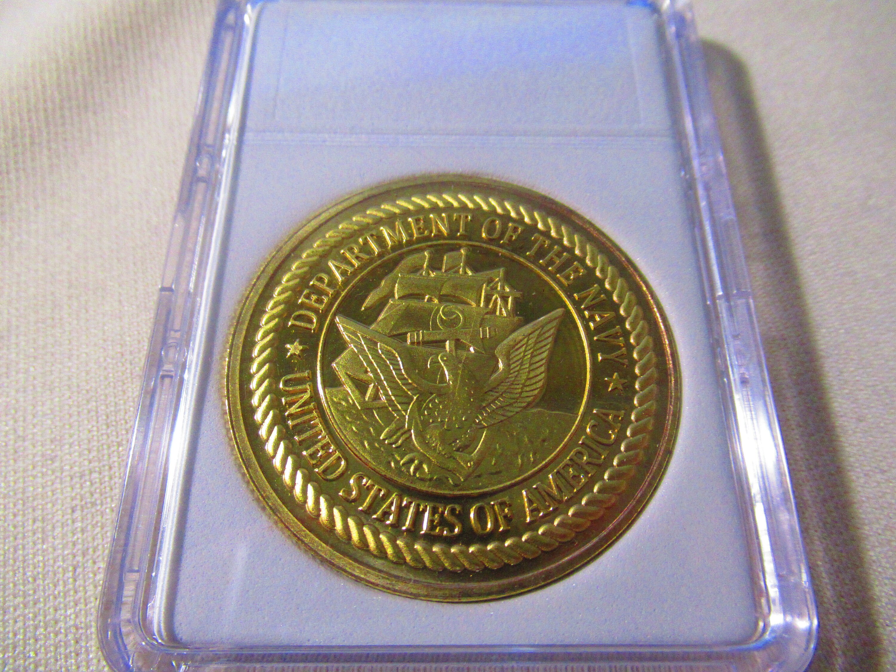 U S Navy - USS OKLAHOMA / BB-37 Challenge Coin - Etsy