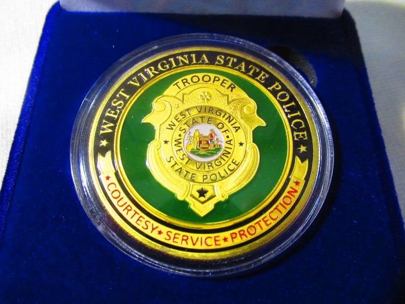 West Virginia State Police Challenge Coin Etsy