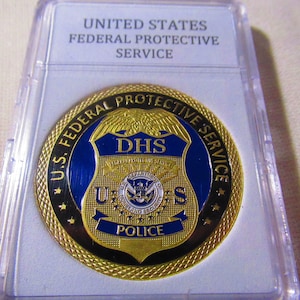 U S Federal Protective Service Challenge Coin - Etsy