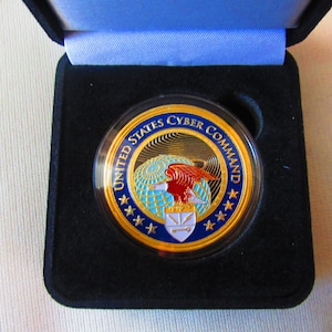 United States Cyber Command Challenge Coin - Etsy