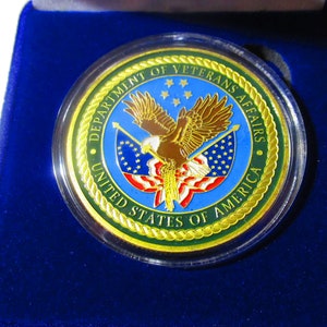 Dept of Veteran Affairs Challenge Coin - Etsy