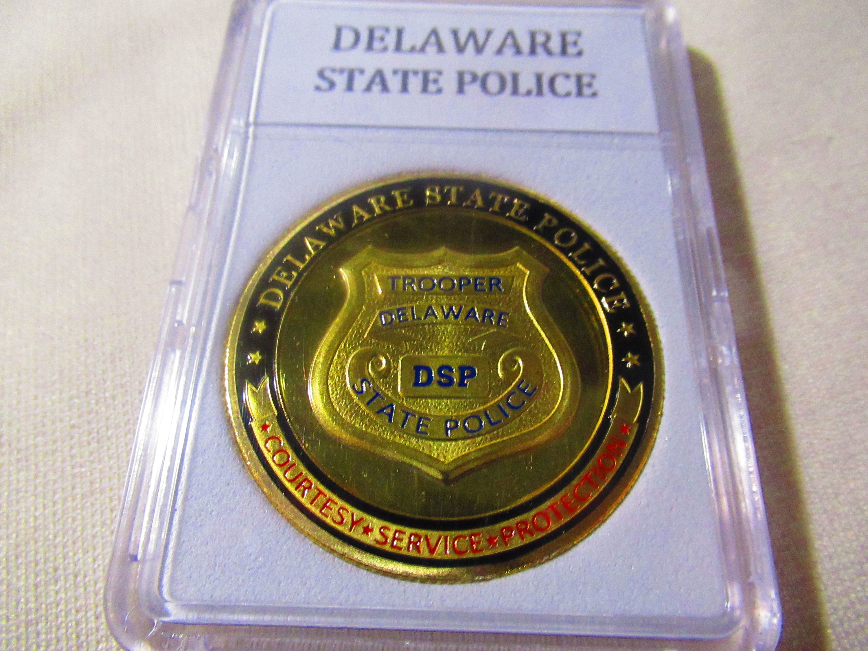 DELAWARE STATE POLICE Challenge Coin - Etsy