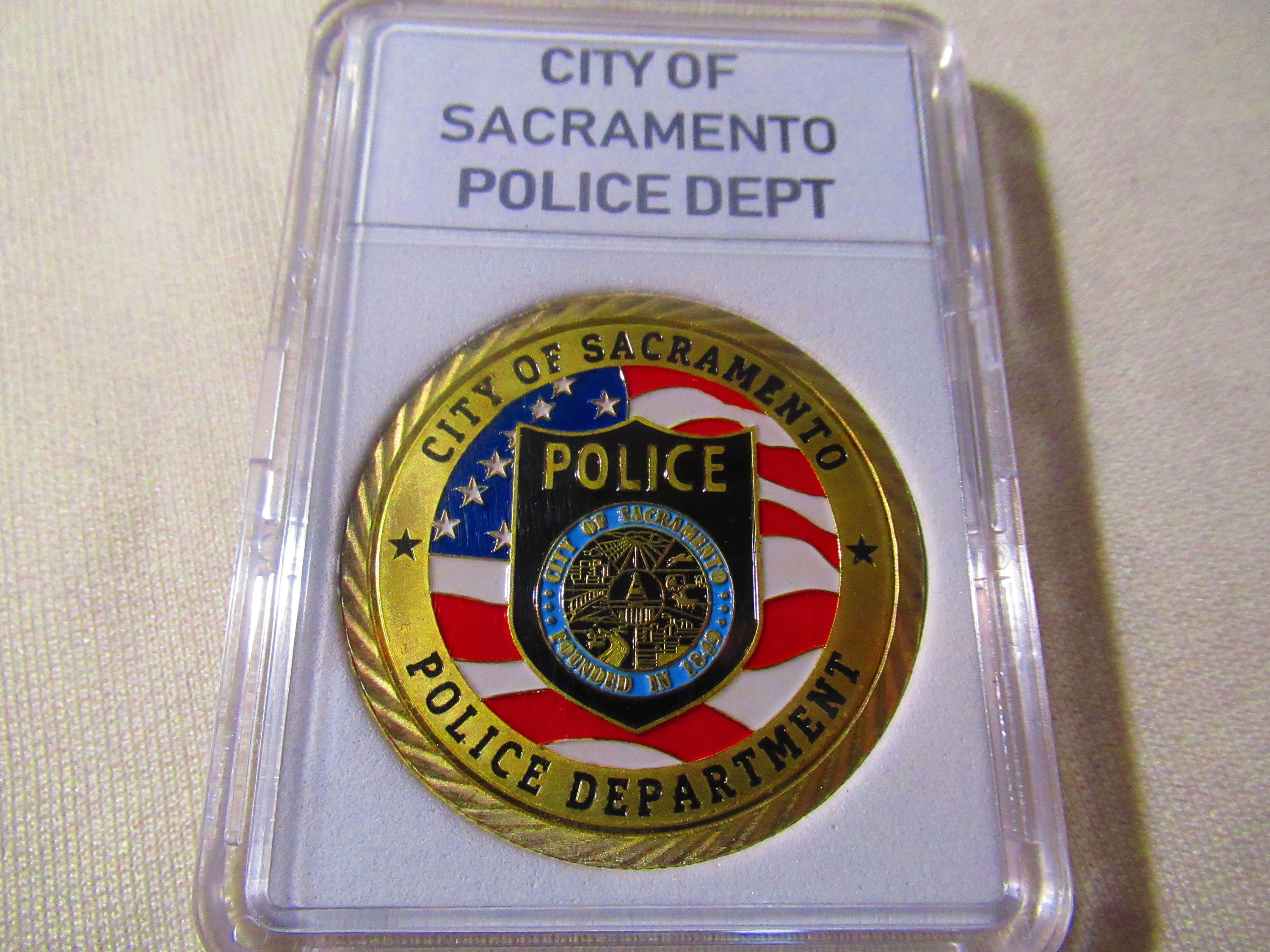 City of SACRAMENTO POLICE DEPT Challenge Coin | Etsy