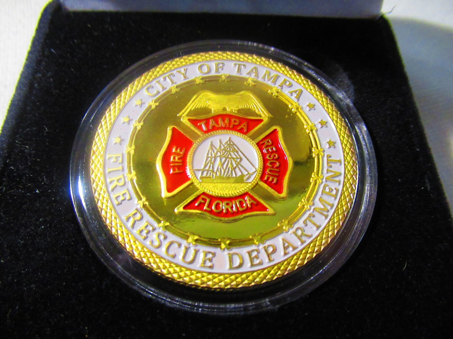 TAMPA FIRE-RESCUE Dept Challenge Coin - Etsy