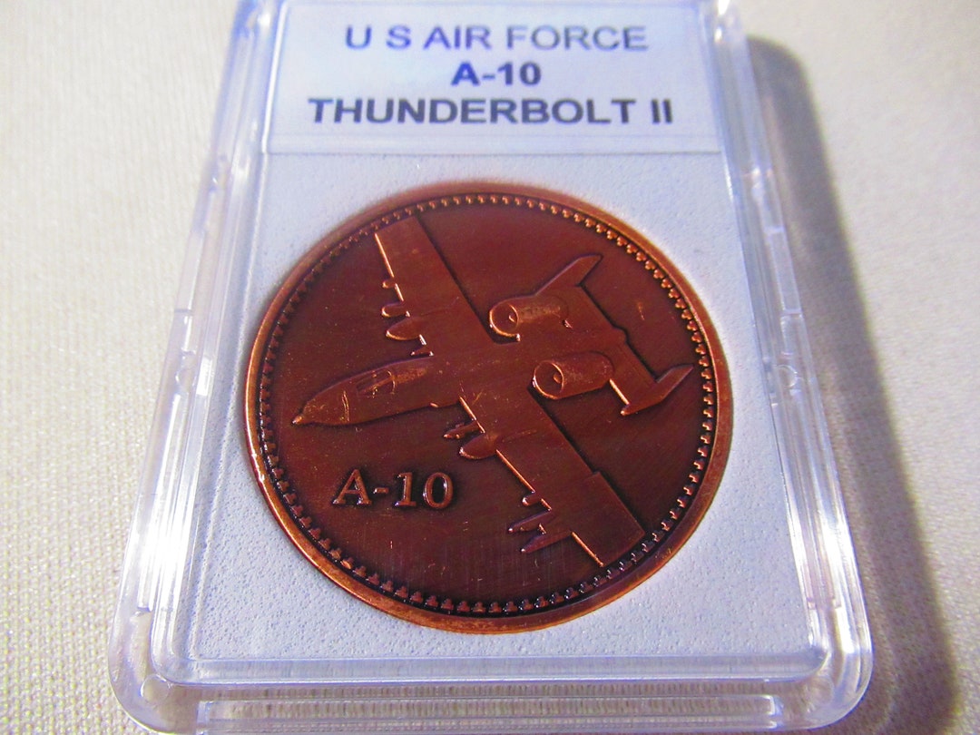 U S Air Force A-10 THUNDERBOLT II COPPER Challenge Coin - Etsy