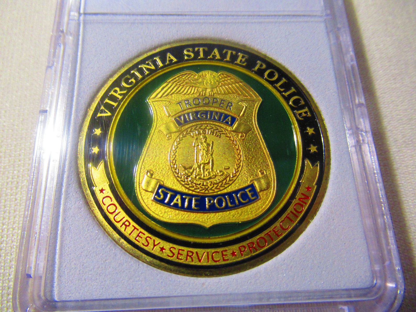 VIRGINIA STATE POLICE Challenge Coin | Etsy