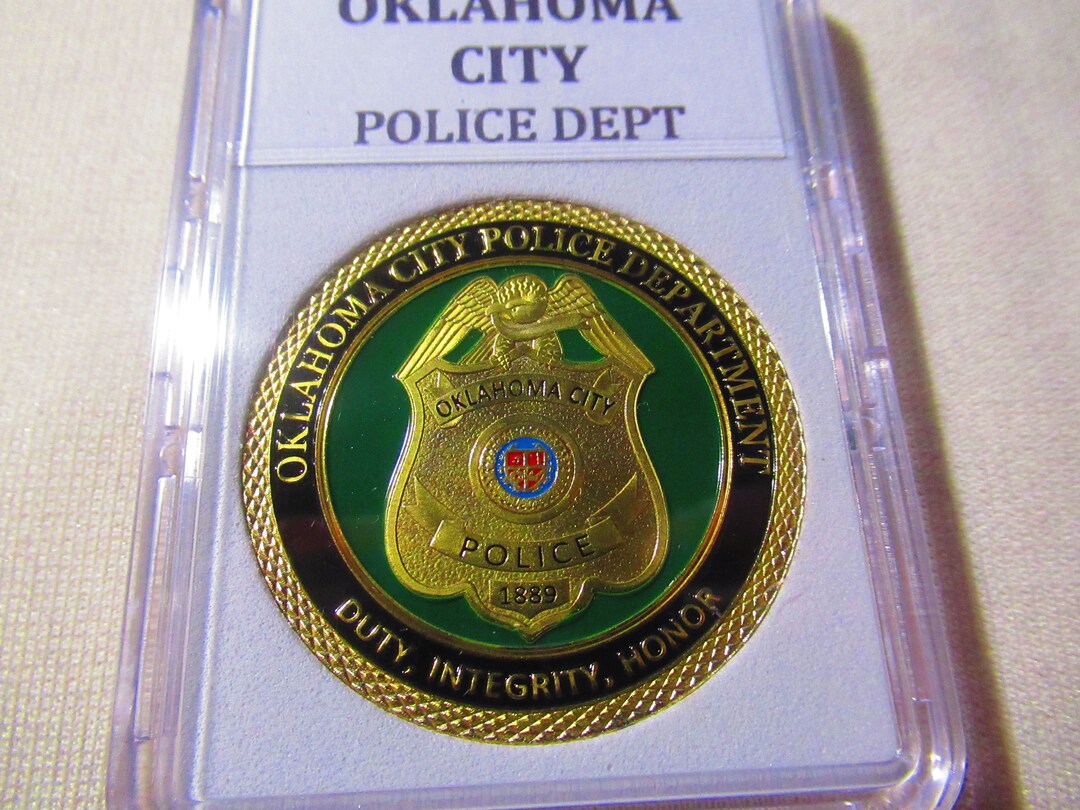 Oklahoma City Police Dept Challenge Coin - Etsy