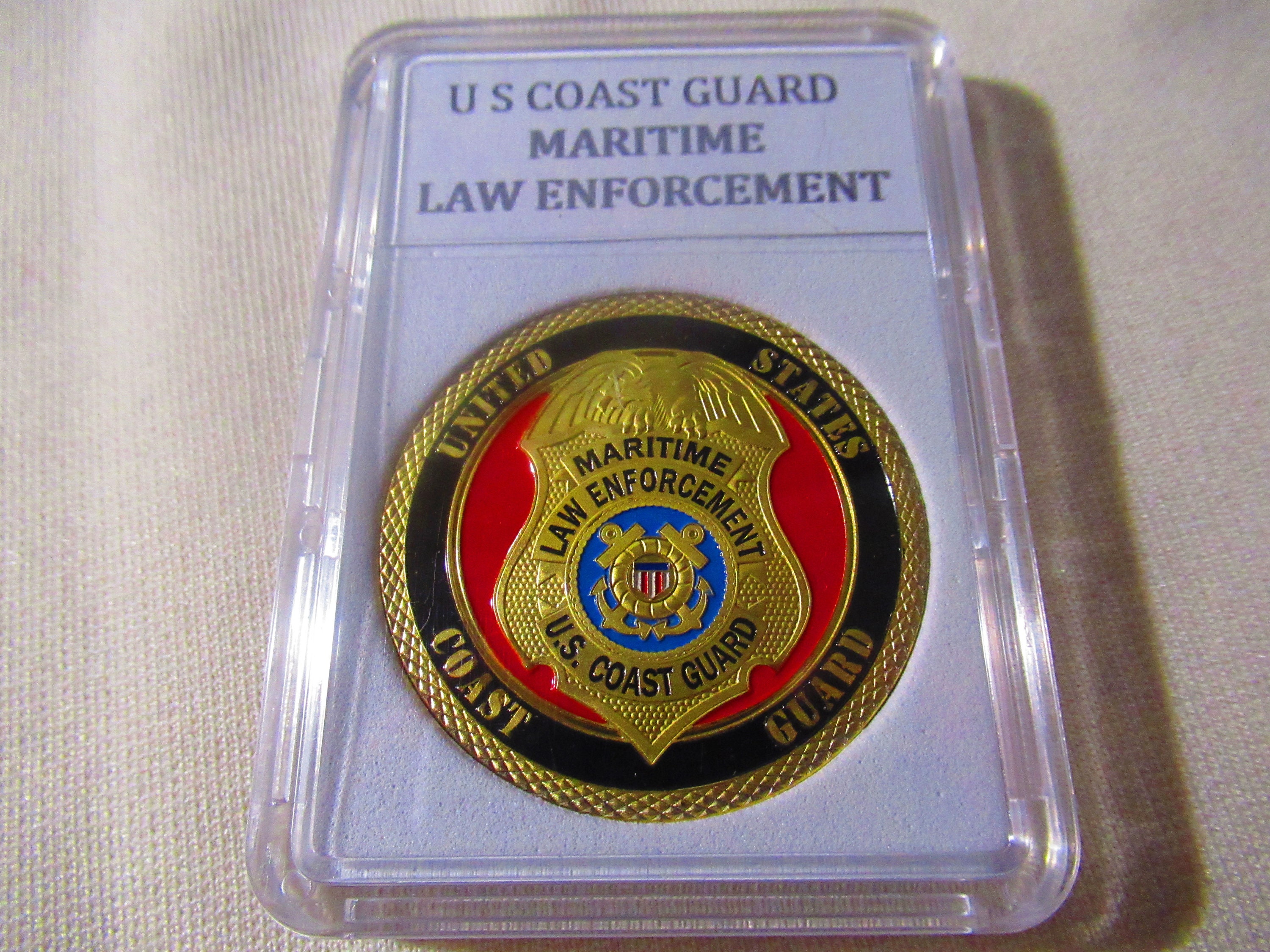 U S Coast Guard MARITIME LAW ENFORCEMENT Challenge Coin | Etsy