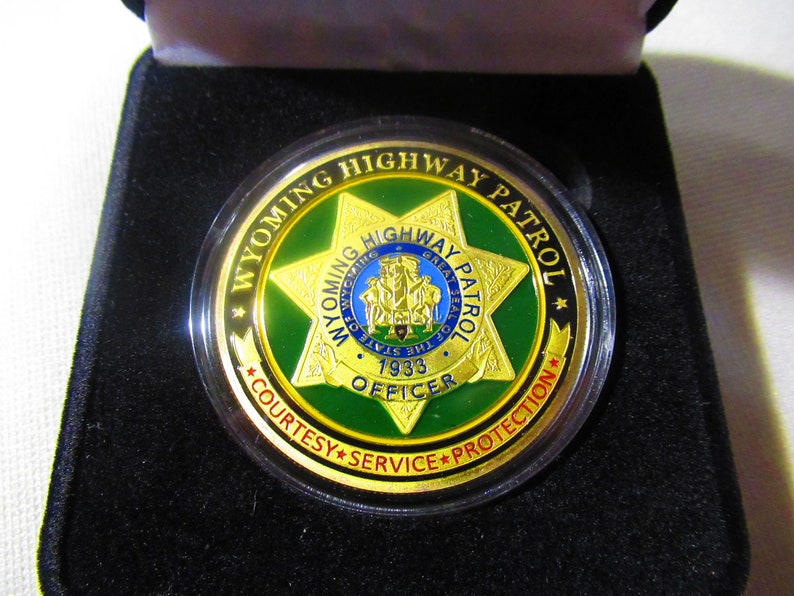 WYOMING HIGHWAY PATROL Challenge Coin - Etsy