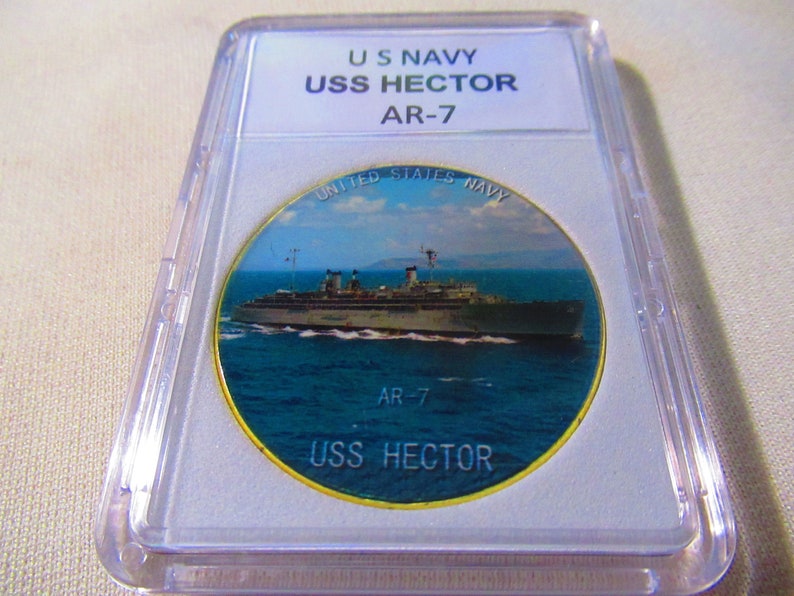 U S Navy - USS HECTOR AR-7 Challenge Coin - Etsy