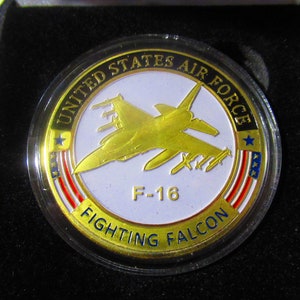 U S Air Force F-16 FIGHTING FALCON Challenge Coin - Etsy