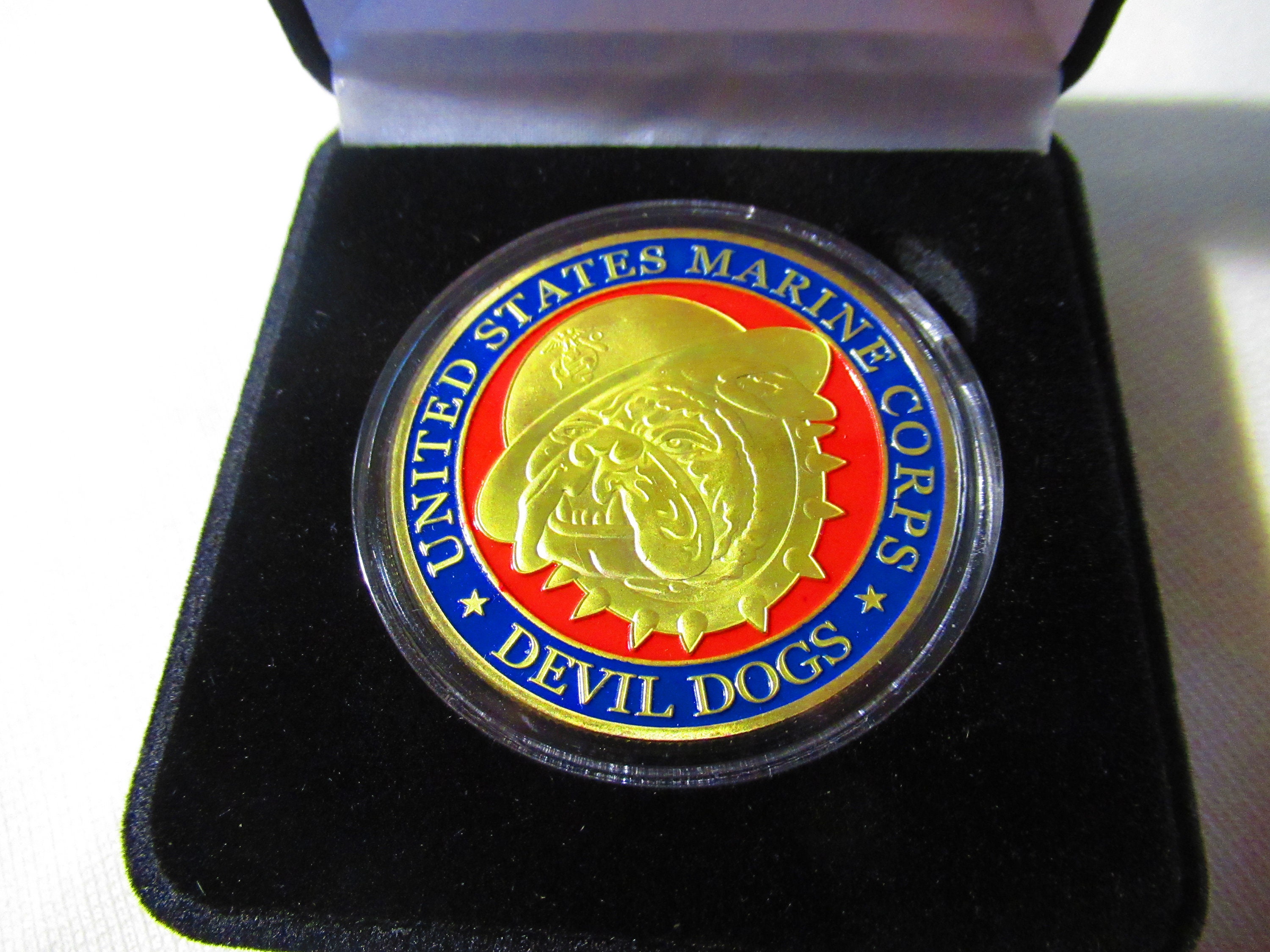 U S Marine Corps DEVIL DOGS Challenge Coin | Etsy