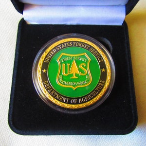 United States Forest Service Challenge Coin - Etsy