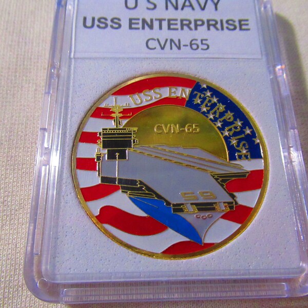 Uss Enterprise Challenge Coin - Etsy