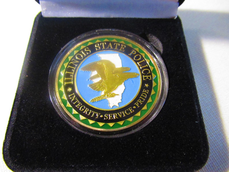 ILLINOIS STATE POLICE Challenge Coin - Etsy