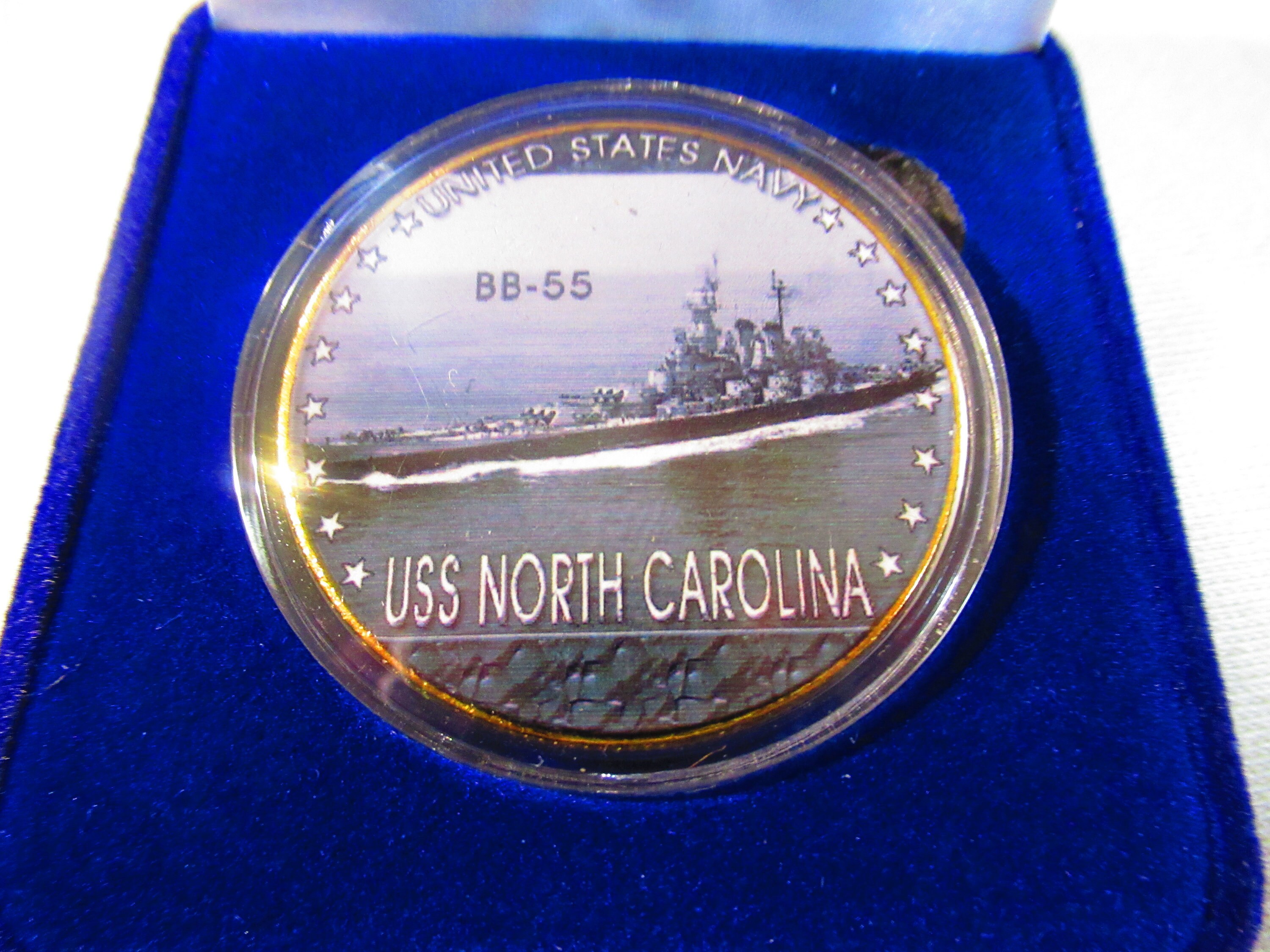 U S Navy USS North Carolina / BB-55 Challenge Coin | Etsy