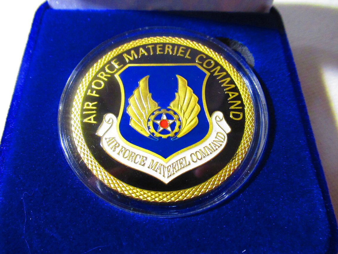 Air Force MATERIAL COMMAND Challenge Coin - Etsy