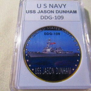 U S Navy - USS Jason Dunham (DDG-109) Challenge Coin - Etsy