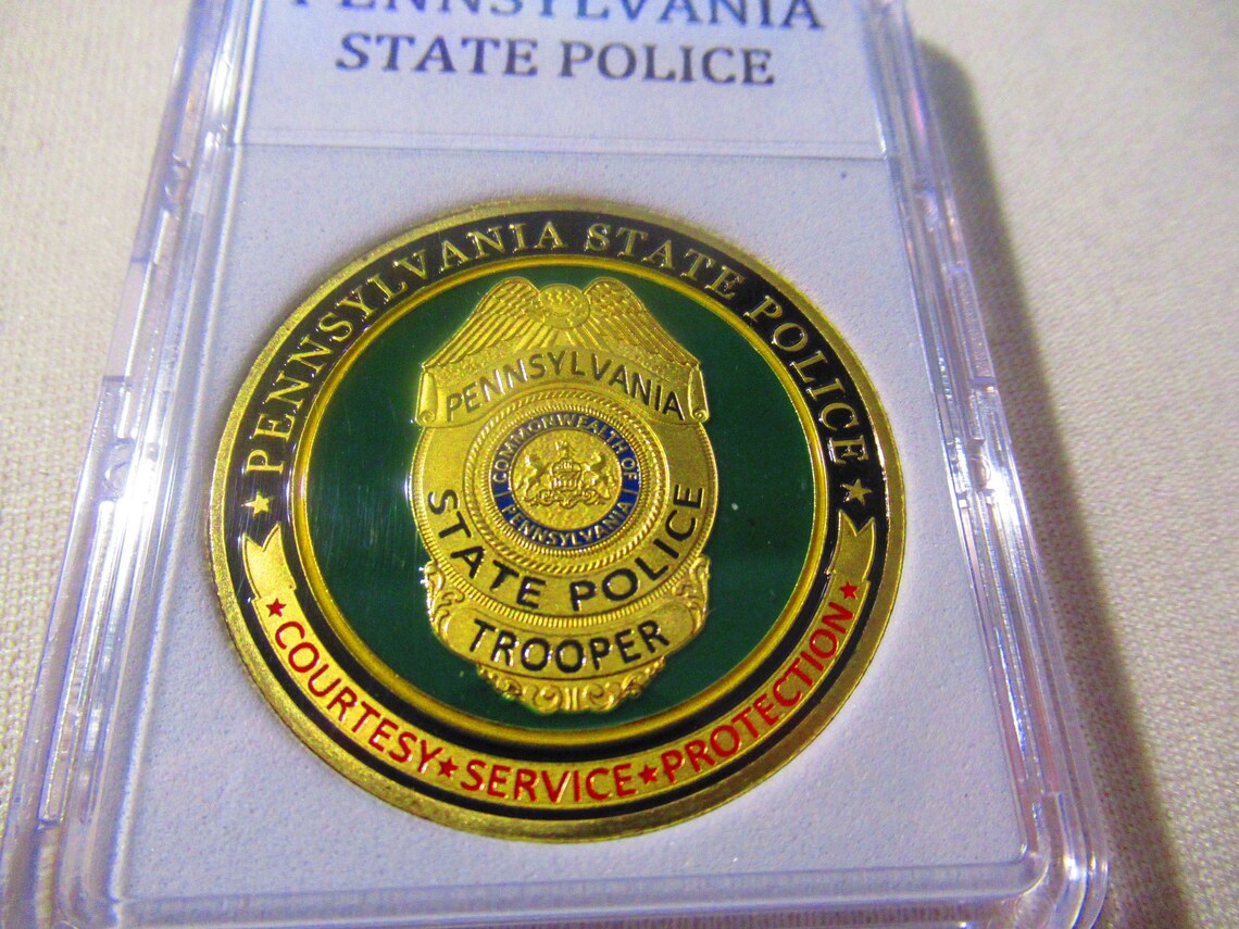 PENNSYLVANIA STATE POLICE Challenge Coin - Etsy Australia