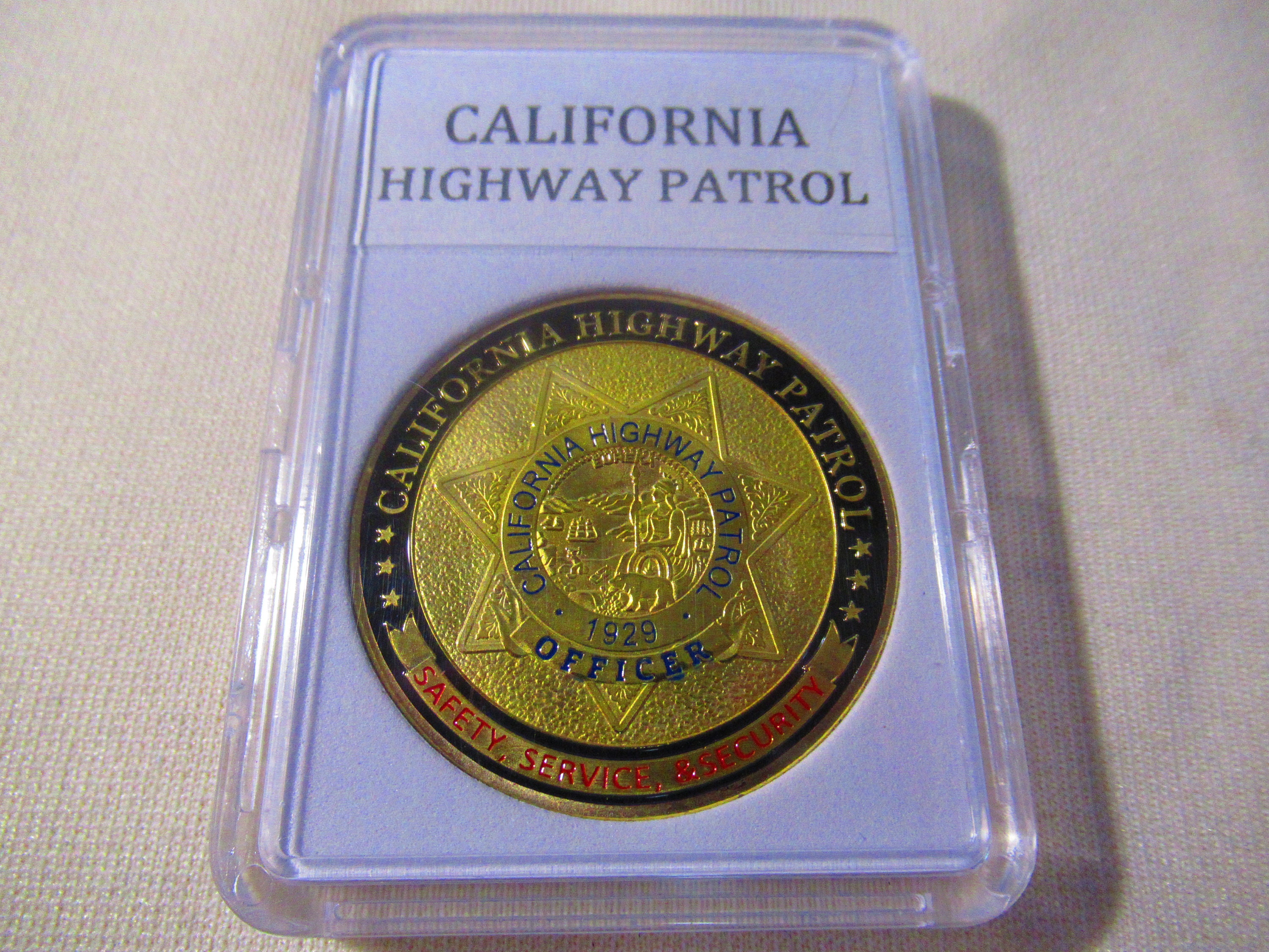 CALIFORNIA HIGHWAY PATROL Challenge Coin | Etsy