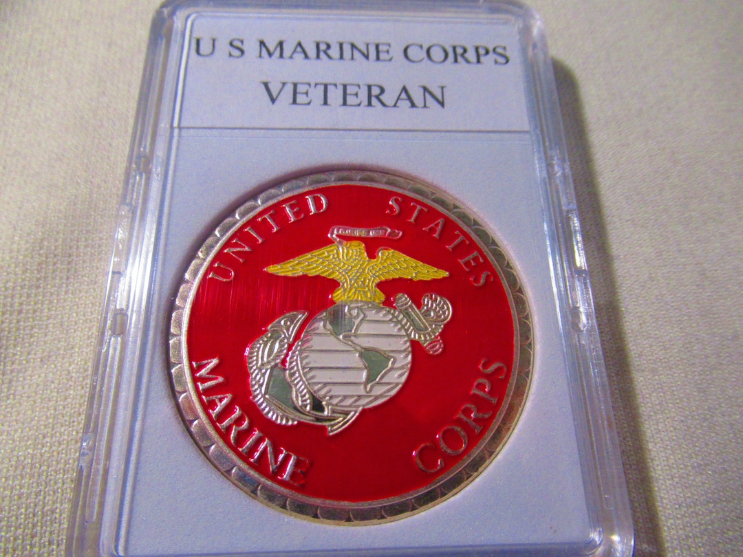 U S MARINE CORPS VETERAN Challenge Coin - Etsy