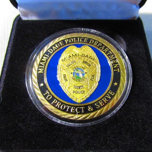 MIAMI-DADE Police Dept. Challenge Coin - Etsy