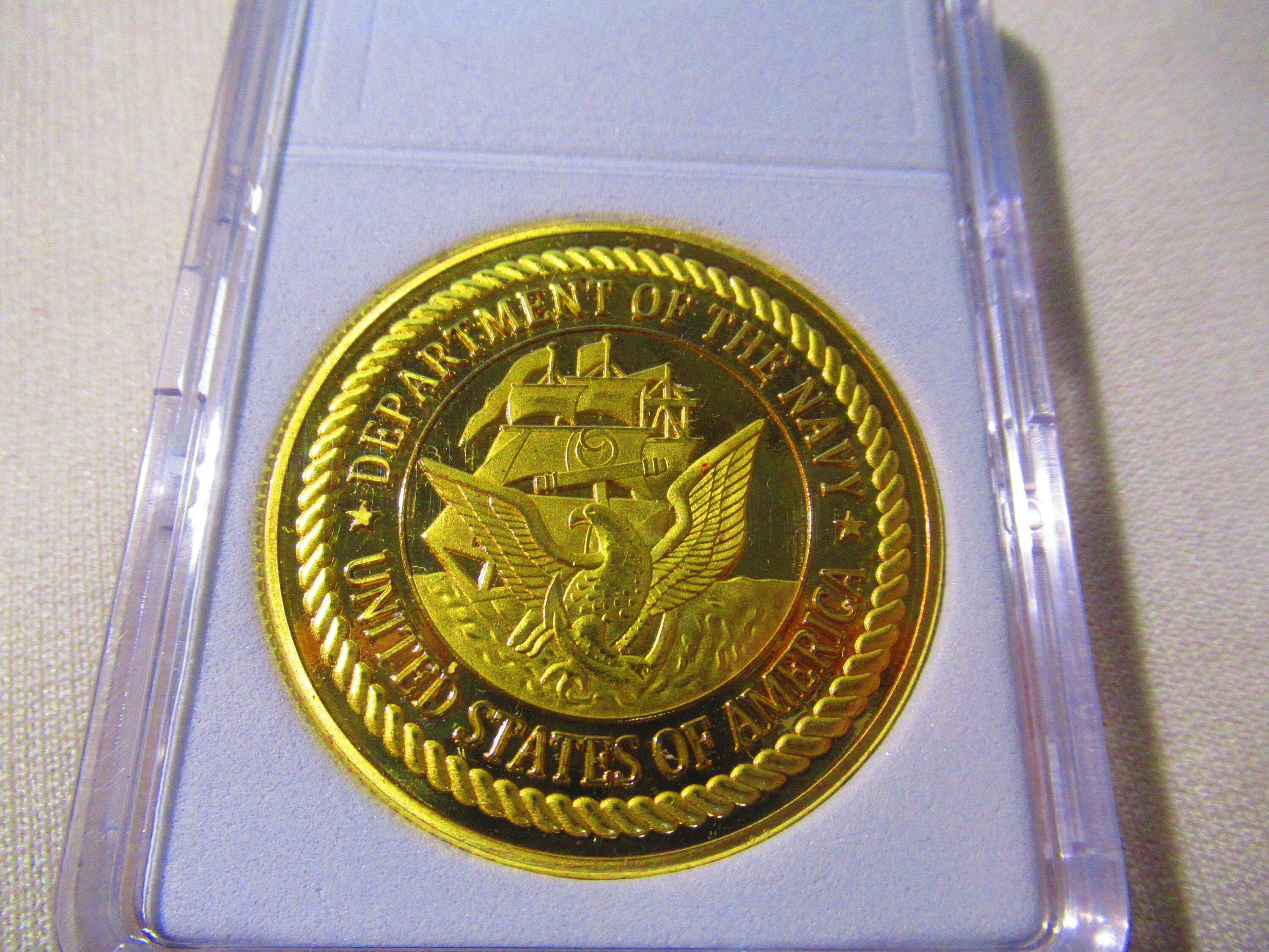 U S Navy Submarine USS MICHIGAN / SSBN-727 Challenge Coin | Etsy