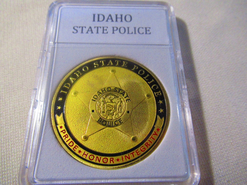 IDAHO STATE POLICE Challenge Coin - Etsy