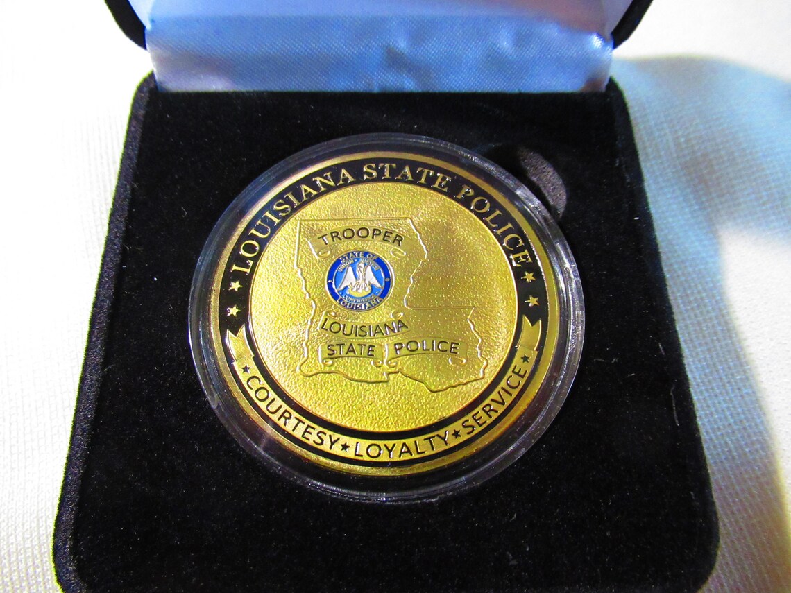 LOUISIANA STATE POLICE Challenge Coin - Etsy