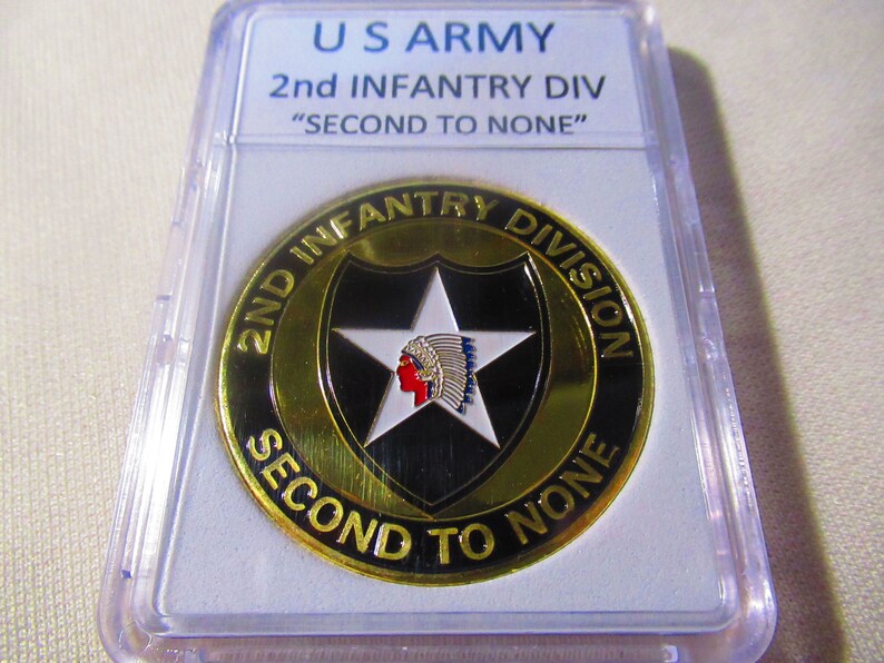 U S ARMY 2nd INFANTRY DIVISION second to None | Etsy