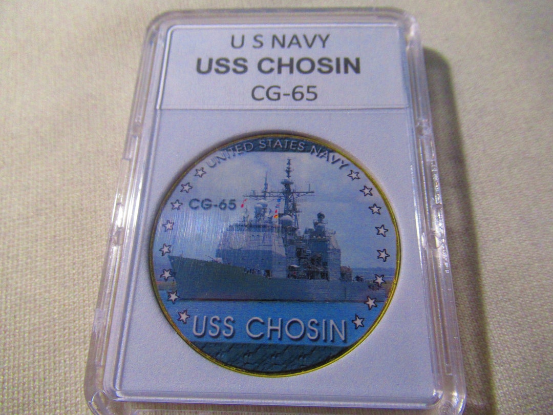 U S Navy - USS CHOSIN / CG-65 Challenge Coin - Etsy