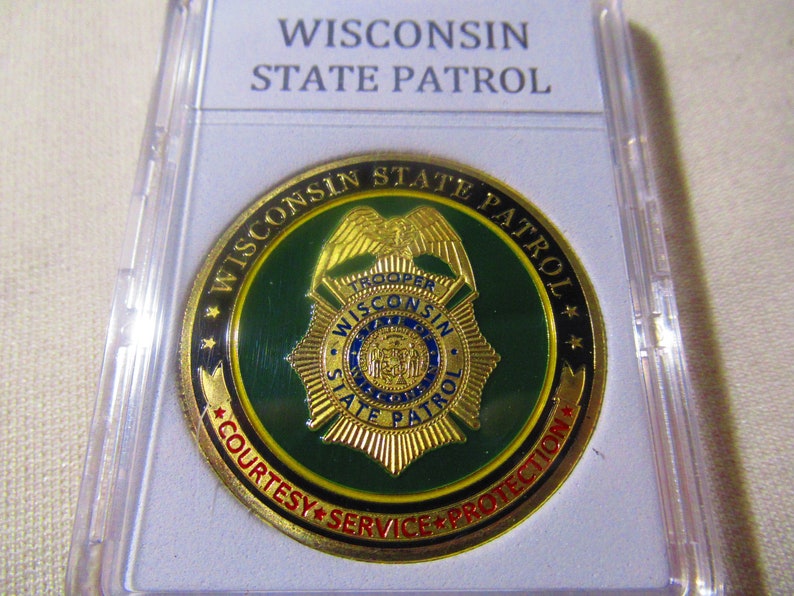 WISCONSIN STATE PATROL Challenge Coin - Etsy