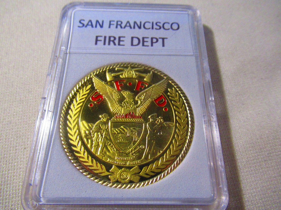 SAN FRANCISCO FIRE Dept Challenge Coin - Etsy
