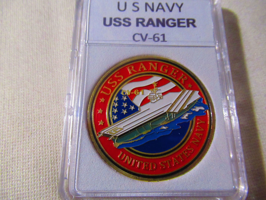 U S Navy - USS RANGER CV-61 Challenge Coin - Etsy