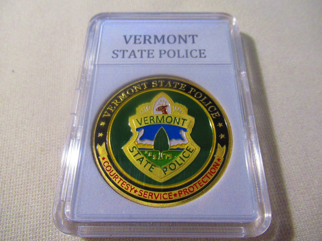 VERMONT STATE POLICE Challenge Coin - Etsy