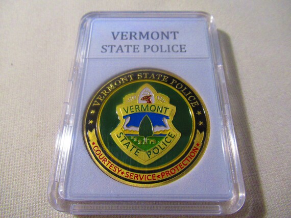 VERMONT STATE POLICE Challenge Coin | Etsy