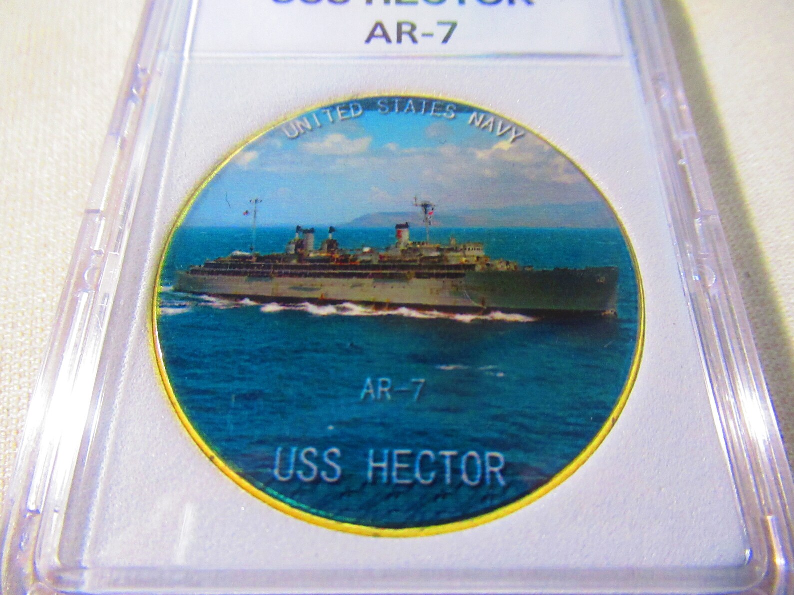 U S Navy - USS HECTOR AR-7 Challenge Coin - Etsy
