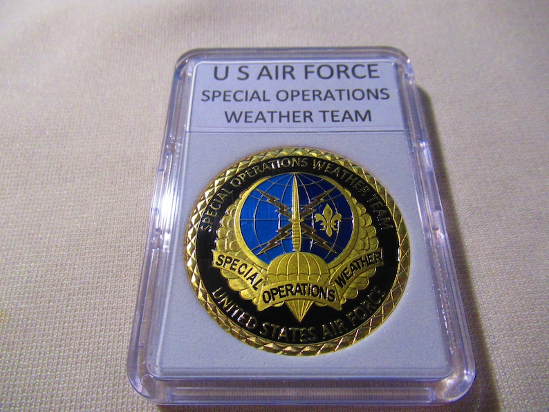 AIR FORCE Special Operations Weather Team Challenge Coin - Etsy