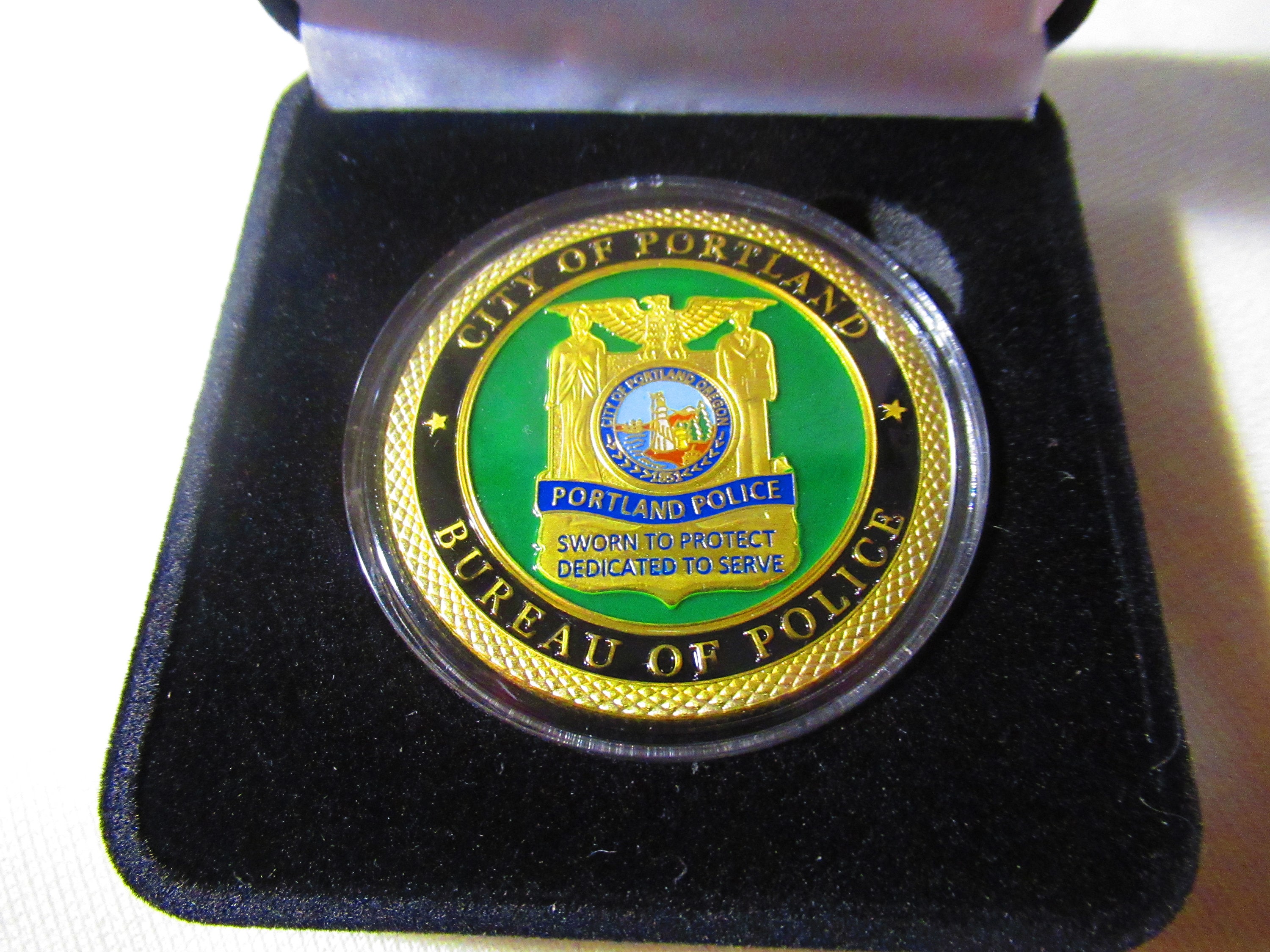 City of Portland Police Dept Challenge Coin | Etsy