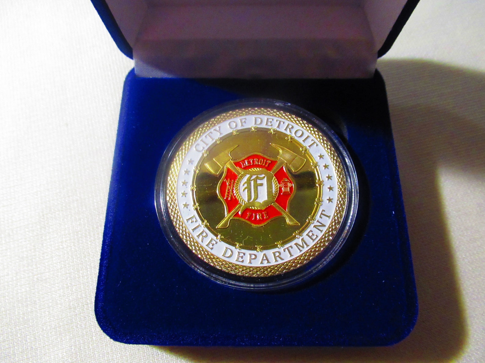 DETROIT Fire Dept. Challenge Coin - Etsy