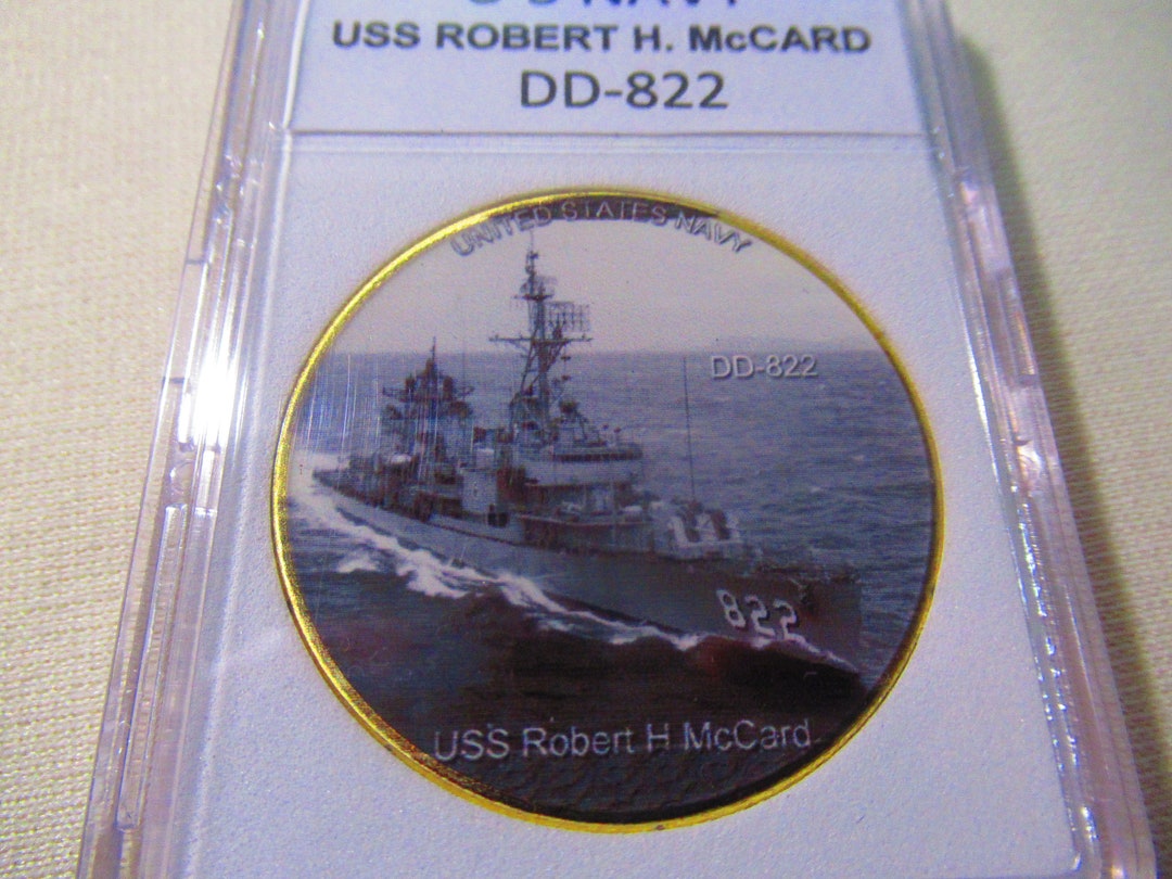 U S NAVY - USS Robert H. Mccard (DD-822) Challenge Coin - Etsy