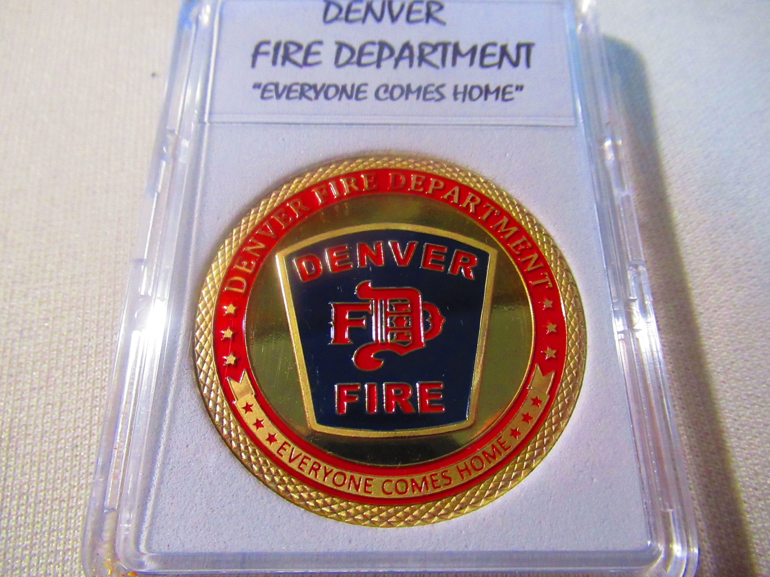 DENVER FIRE DEPT. Challenge Coin - Etsy