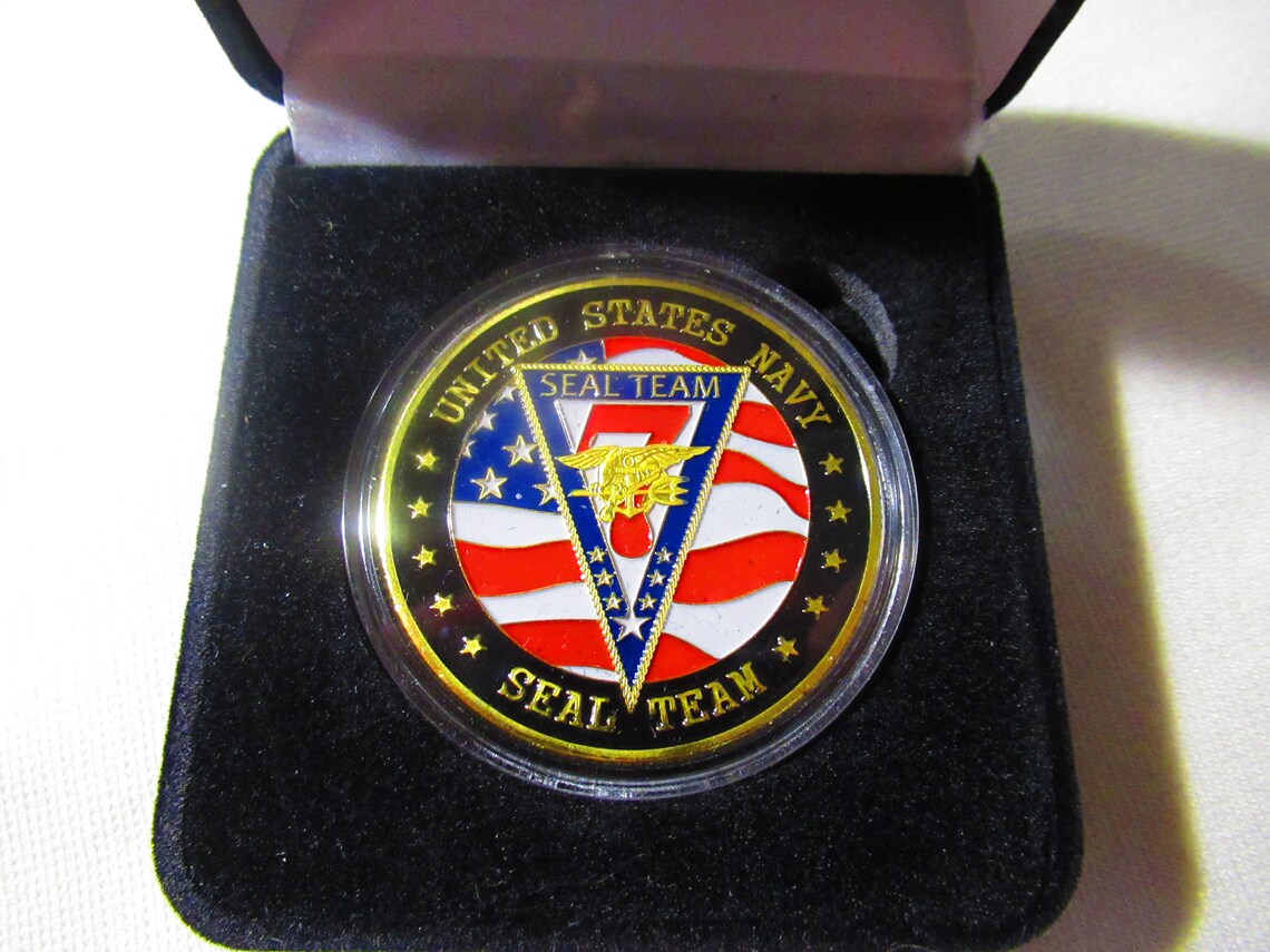 U S Navy SEAL TEAM SEVEN Challenge Coin | Etsy