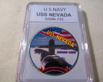 USS Alabama Submarine SSBN 731 Brass Plaque - Etsy