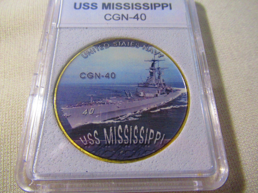 U S Navy - USS MISSISSIPPI (CGN-40) Challenge Coin - Etsy