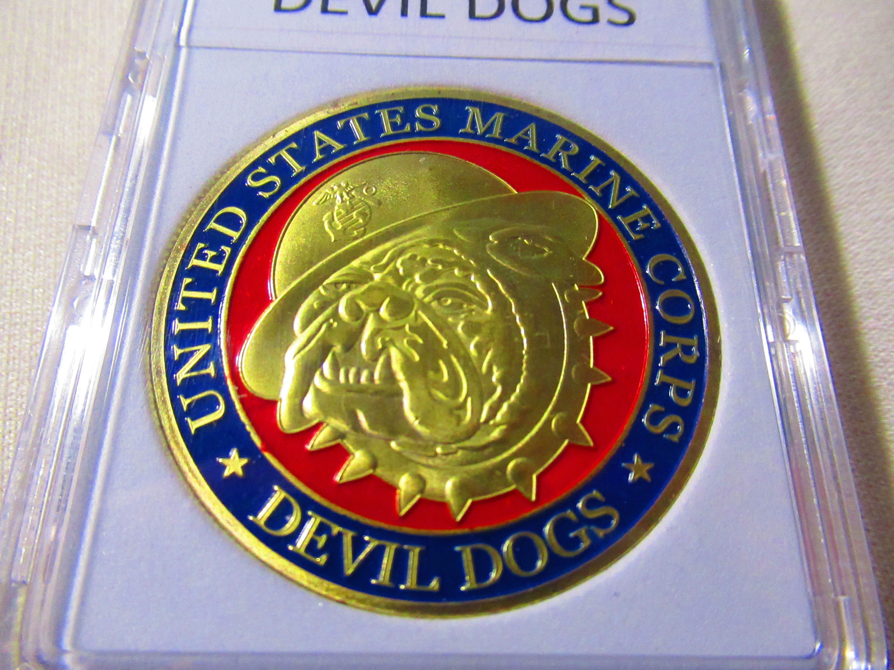 U S Marine Corps DEVIL DOGS Challenge Coin - Etsy Nederland