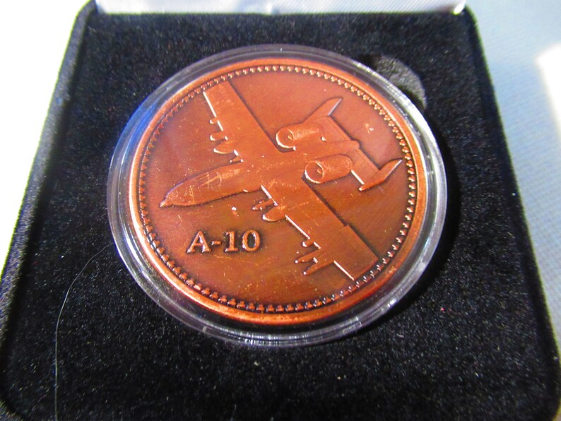 U S Air Force A-10 THUNDERBOLT II COPPER Challenge Coin - Etsy