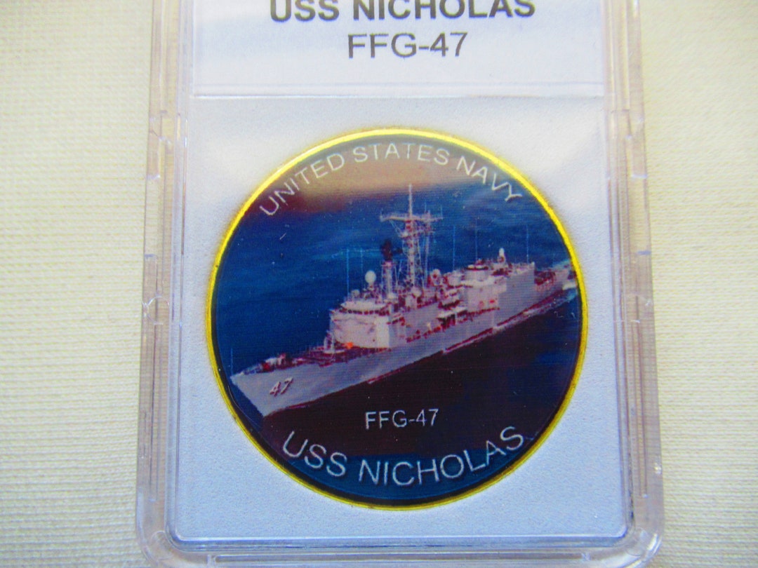 U S Navy - USS NICHOLAS FFG-47 Challenge Coin - Etsy