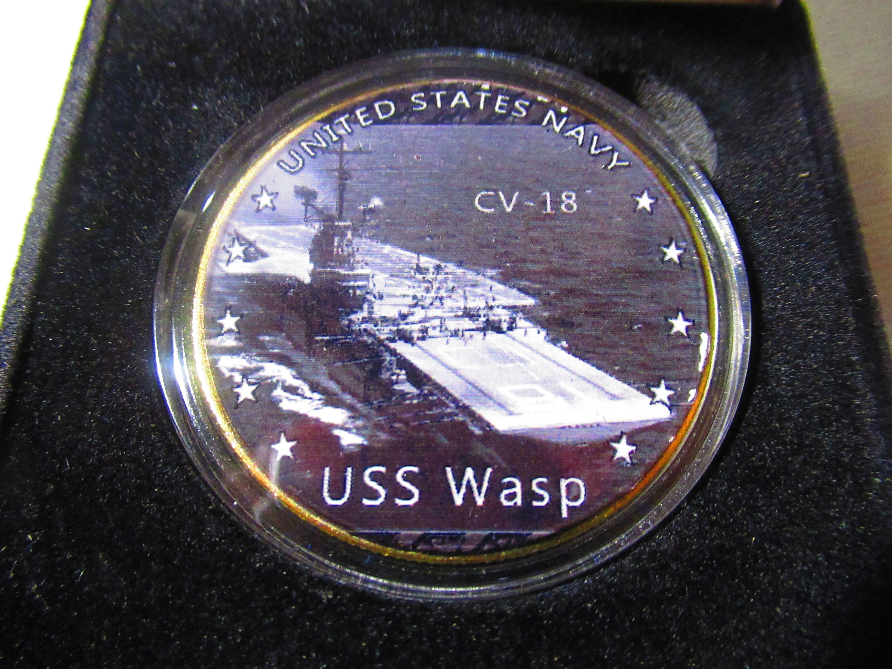 U S Navy USS WASP CV-18 Challenge Coin | Etsy